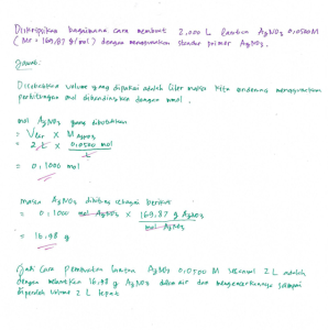 Cara Membuat Larutan Standar Primer AgNO3 - KimiaAnalisis.com